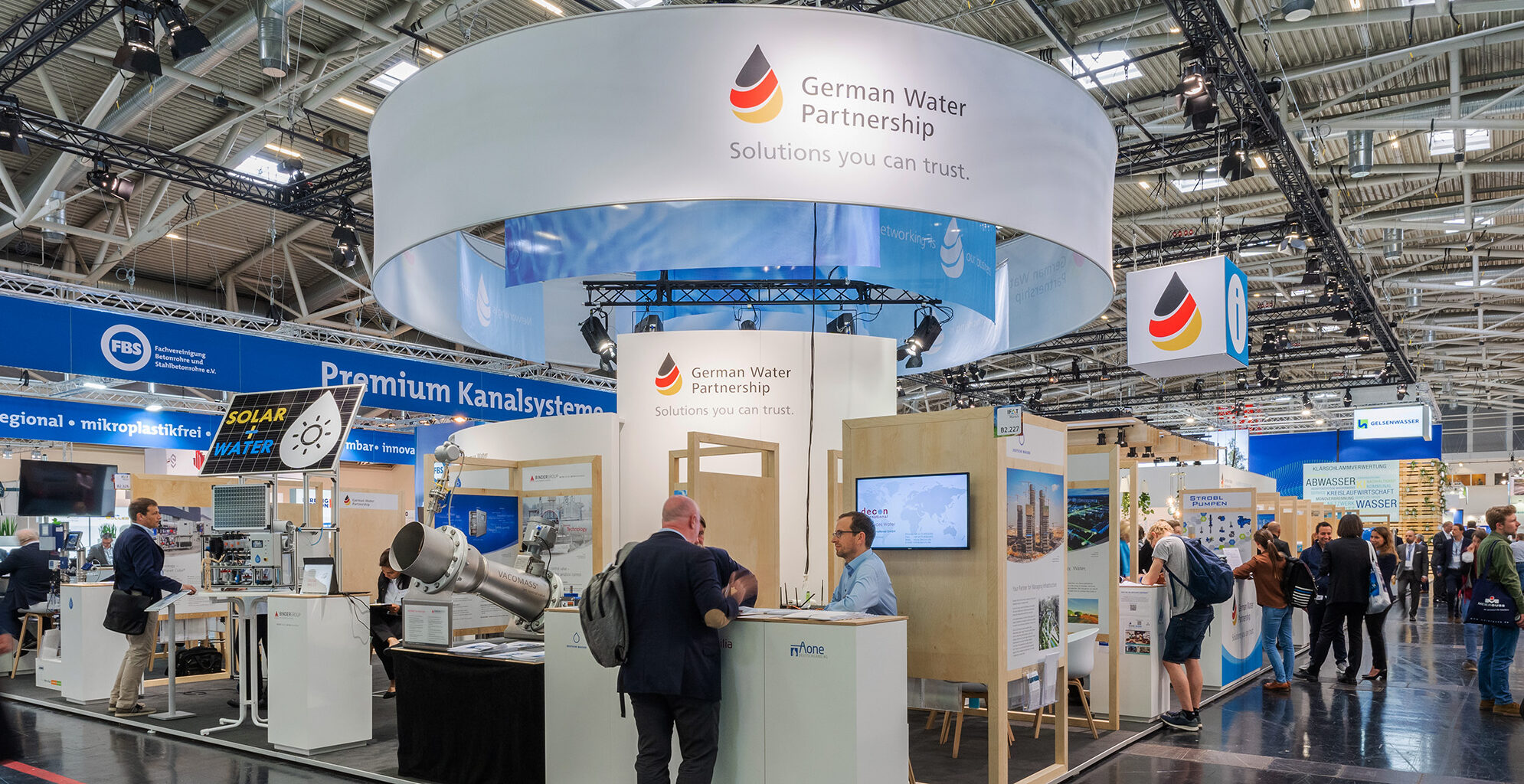 Join GWP at international trade fairs - German Water Partnership